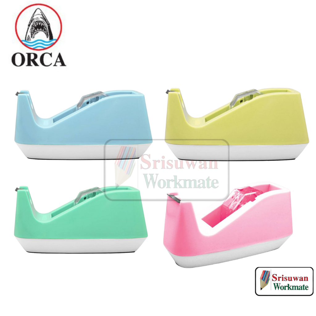 ORCA No.25 Tape Dispenser pastel Color Large Core 3 Inch Desktop ...