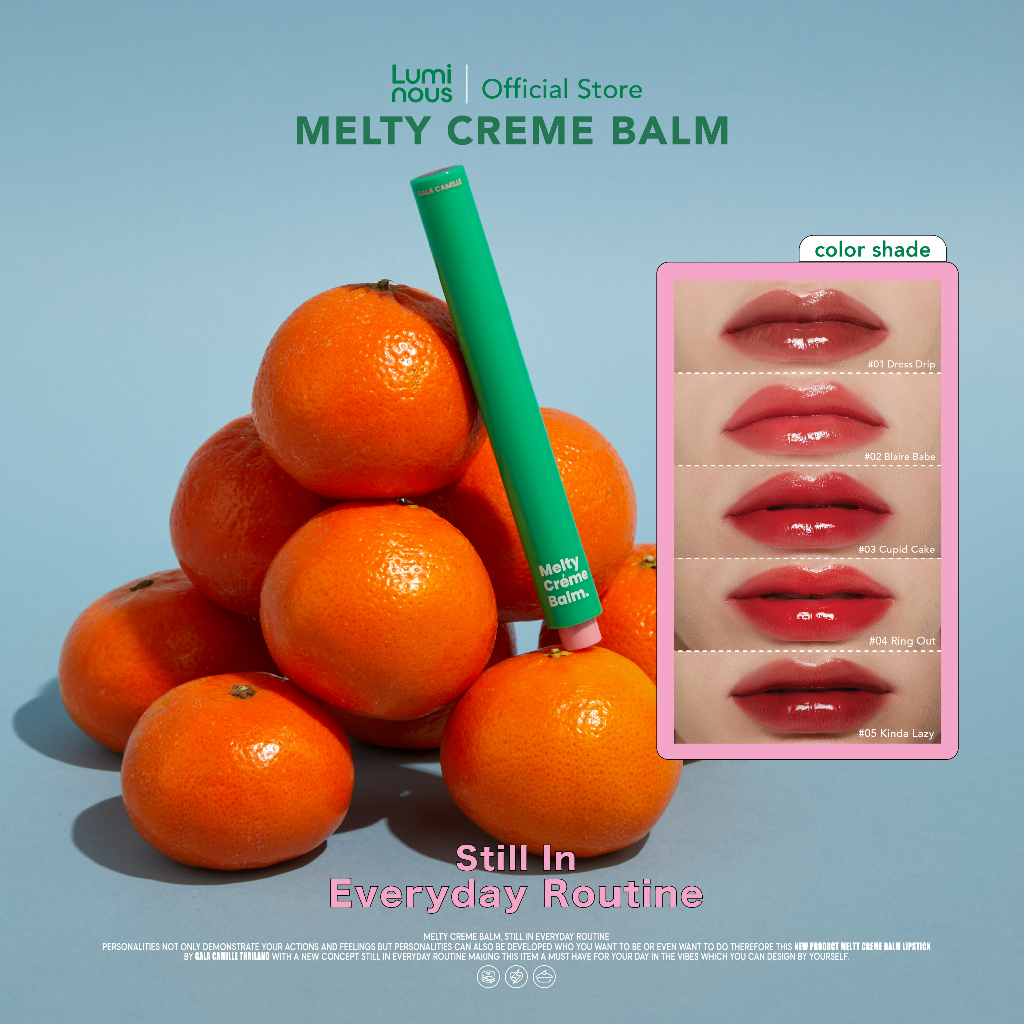 Gala Camille Melty Creme Balm Camelle Crème Gloss Dissolving Lip ...