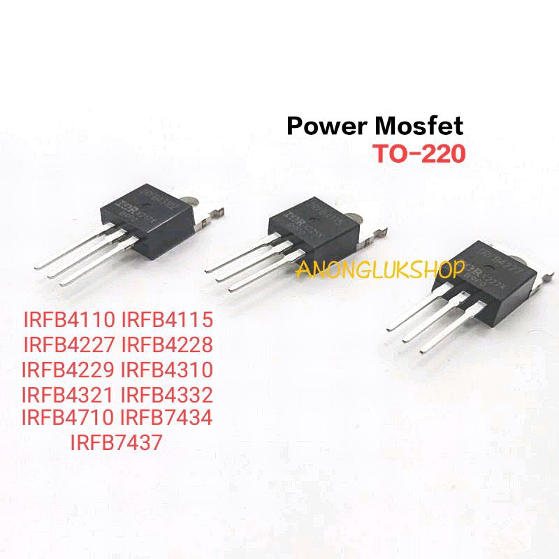 1 Unit IRFB4110 IRFB4115 IRFB4227 IRFB4228 IRFB4229 IRFB4310 IRFB4321 ...