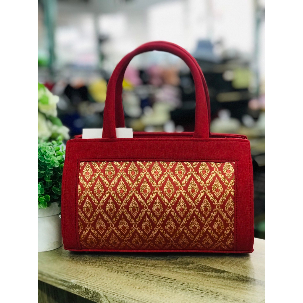 Silk Pattern Bag Thai Suitable For Souvenirs Of Thailand | Shopee Malaysia