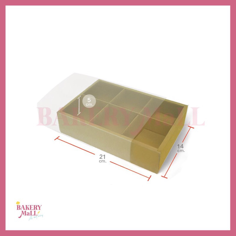 Frosted Slide Cover Box 6 Compartment (24x17x5cm)(10pcs) | Shopee Malaysia