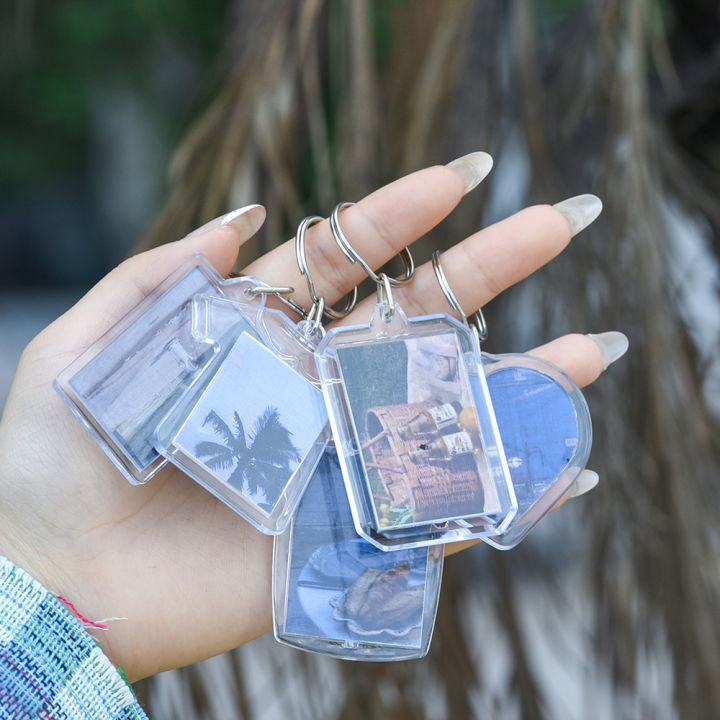 Acrylic Keychain Clear DIY Can Put Pictures 5 Baht Per Frame There Are ...