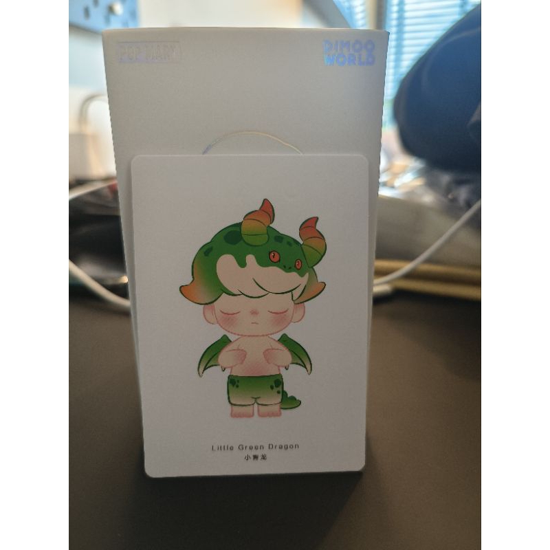 Duplicate Dimoo Retro series-Little Dragon Unwrap The Check Card. No ...