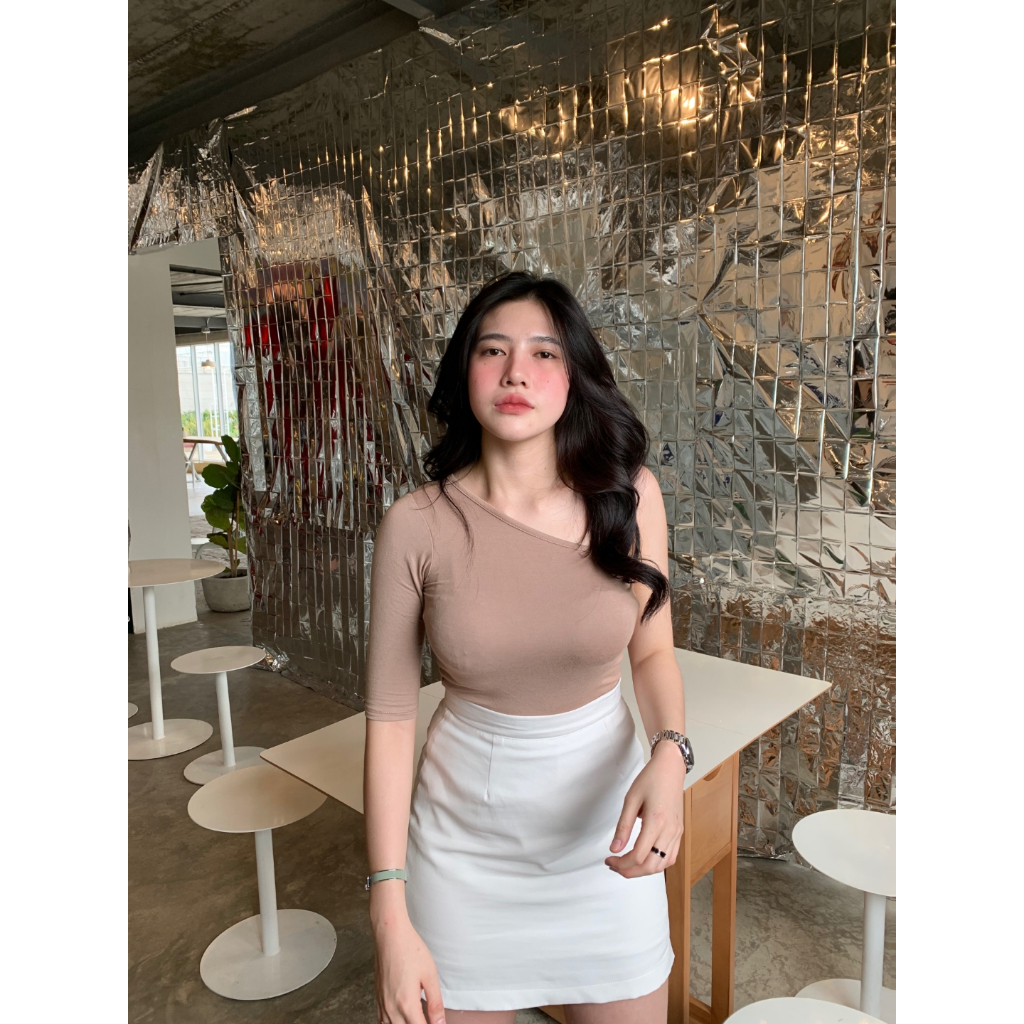 PRP x SPN Short Sleeve Crop Top D4 Shoulder Deflector | Shopee Malaysia