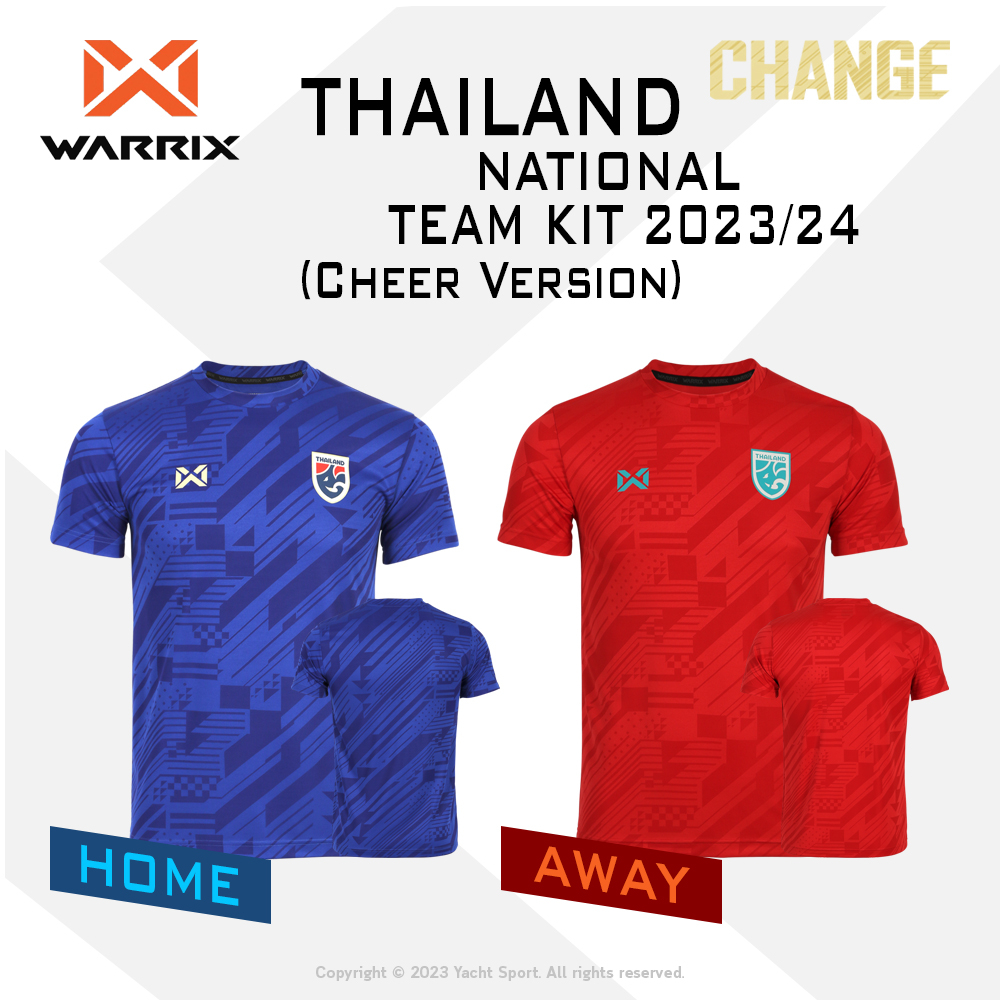 WARRIX Thailand National Team Kit 2023/24 Cheer Jersey (Cheer Version) Code WA-233FBATH53 ...