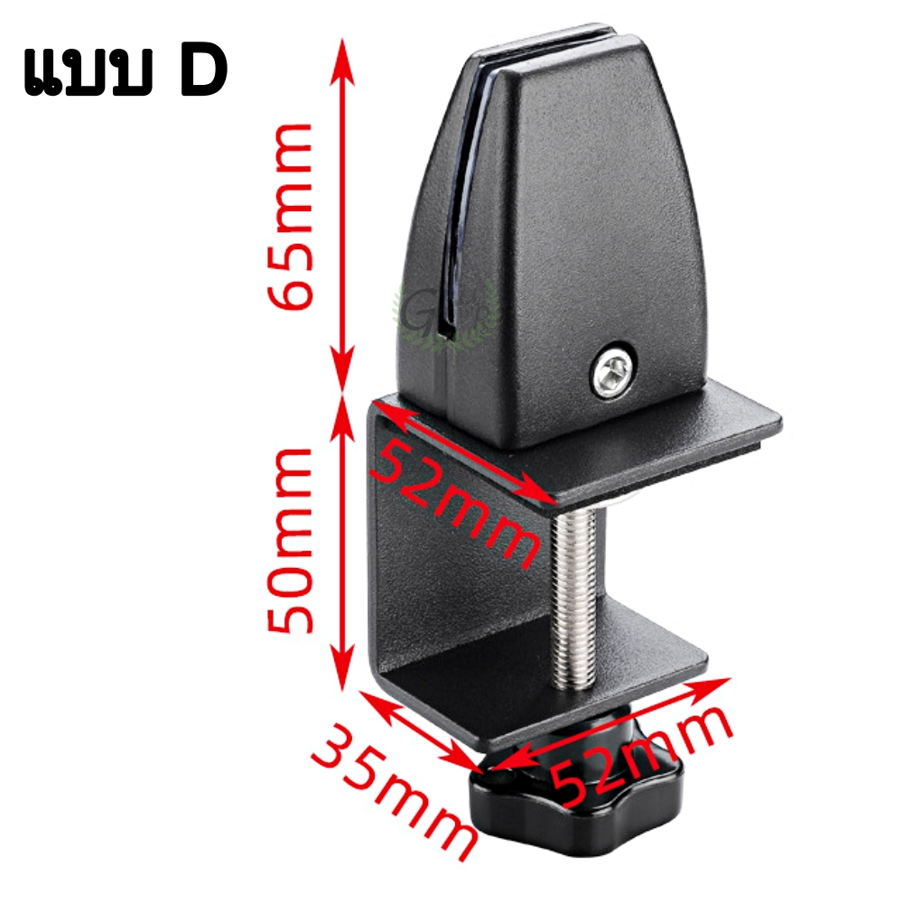 White Partition Clip Black Acrylic Plate Clamp Glass Sheet Office Table ...