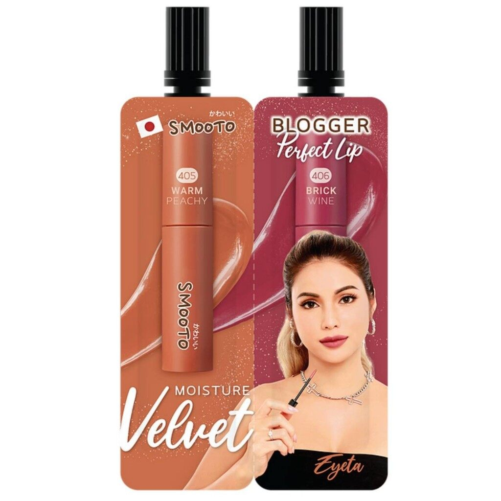 (Pcs) Smooto Blogger Perfect Lip X Eyeta 405-406 | Shopee Malaysia