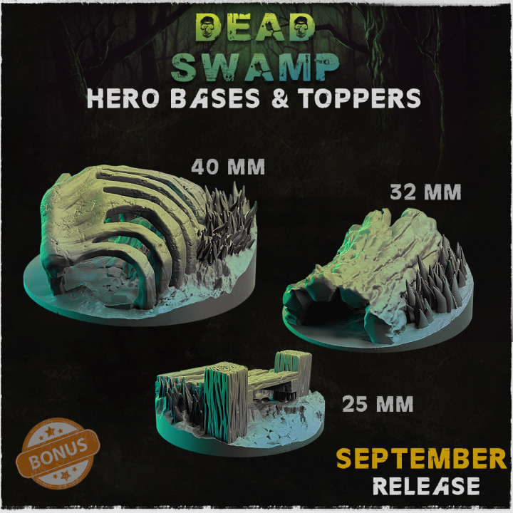 Dead swamp miniature bases Ship In 1-3 Days warhammer 40k aos Model ...