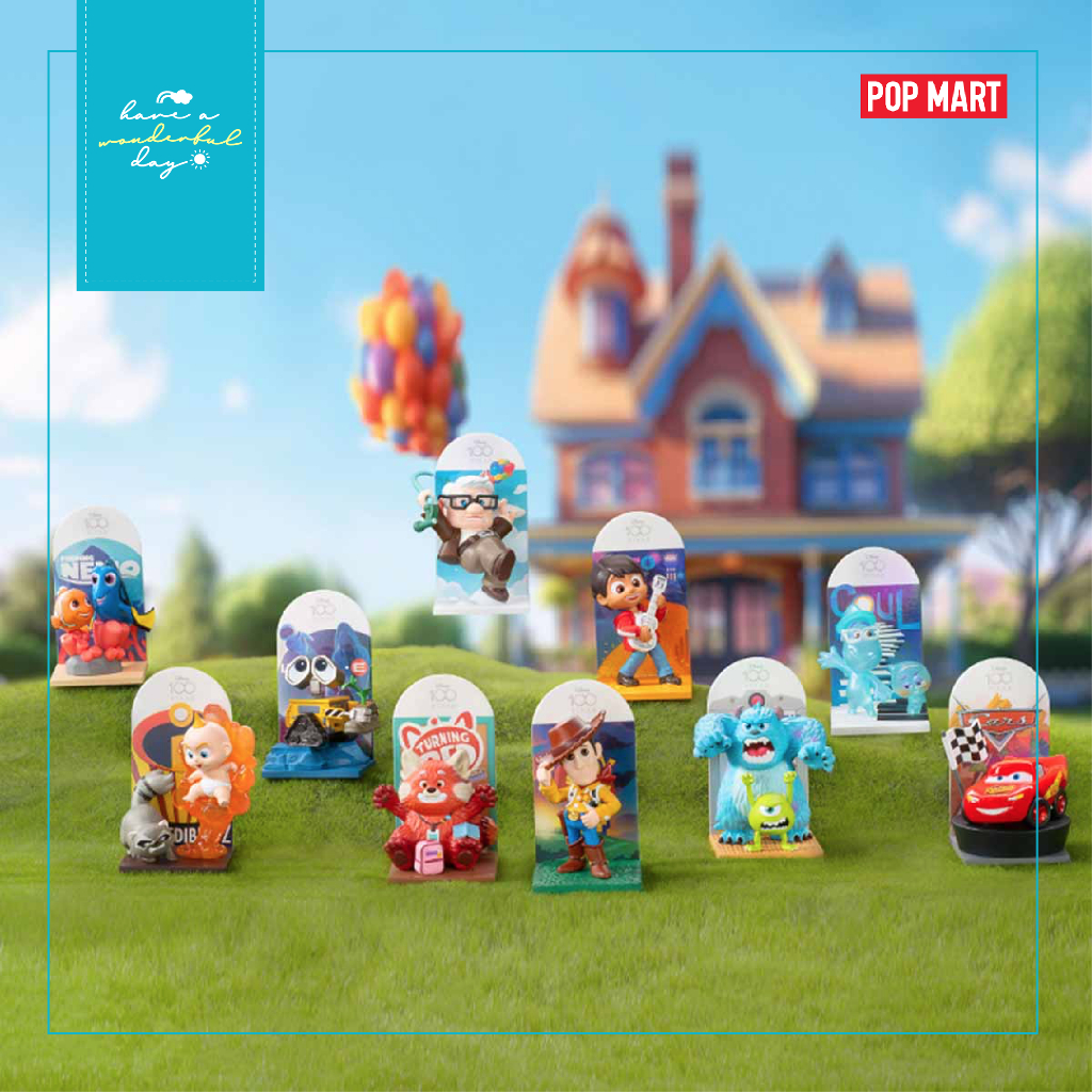 Authentic % [POP MART] Disney 100th Anniversary Pixar Series Figures ...