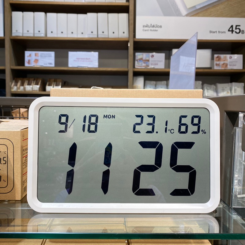 Mu Ji Digital Clock Muji | Shopee Malaysia