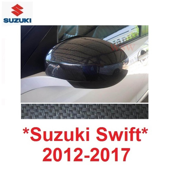 Kevlar Pattern Mirror Cover Suzuki swift 2012-2018 Side Window Carbon ...