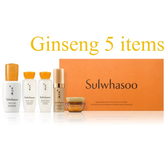 Sulwhasoo Signature Beauty Routine Kit 5 Items (New Model Brown Box ...