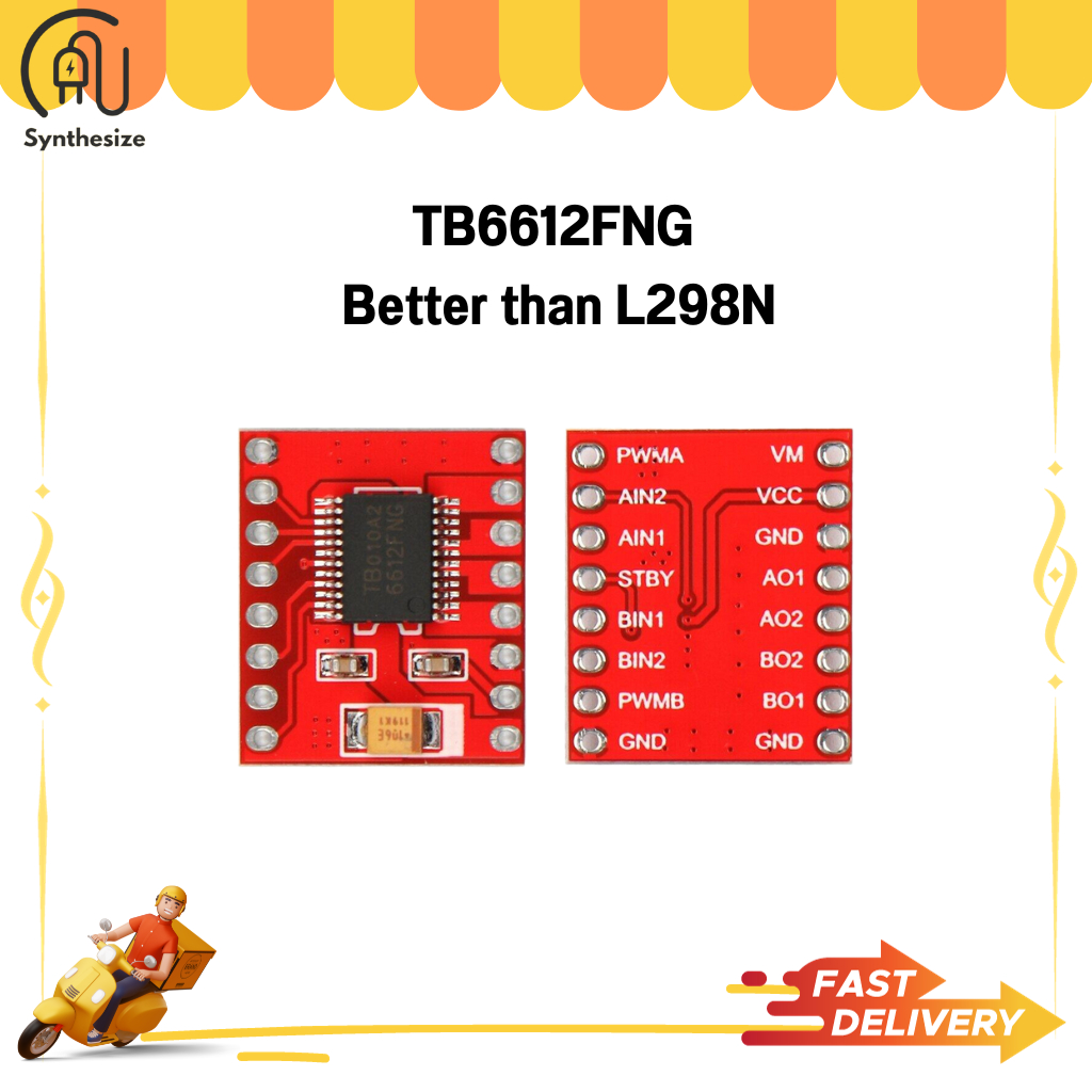 Dual Motor-Driver TB6612FNG Better than L298N | Shopee Malaysia
