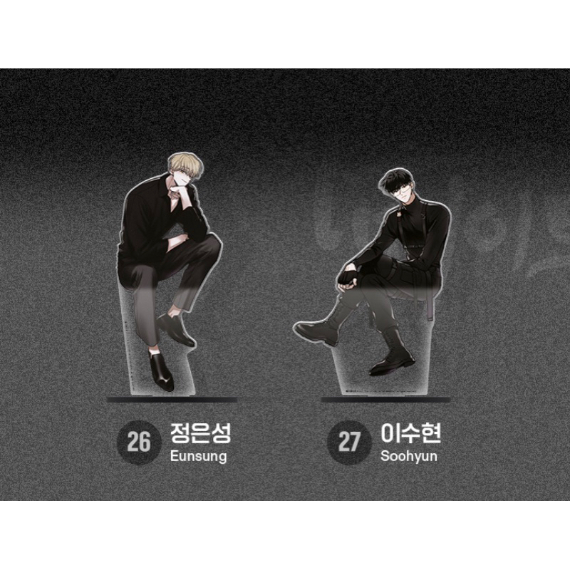 Checkmate Acrylic Standee (lezhin black rabbit) | Shopee Malaysia