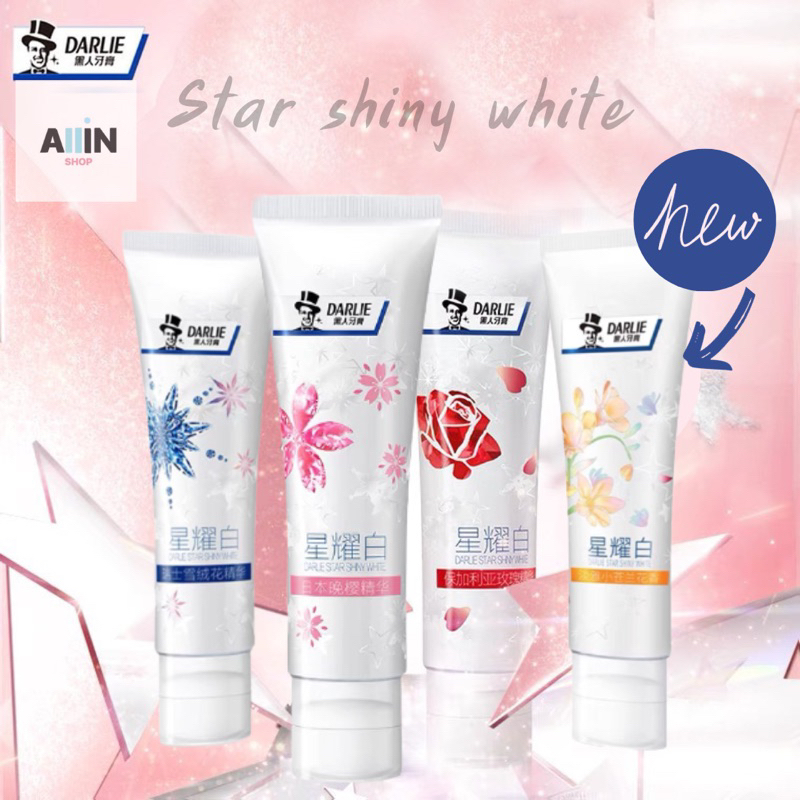 darlie star shiny white Limited edition Toothpaste sakura | Shopee Malaysia