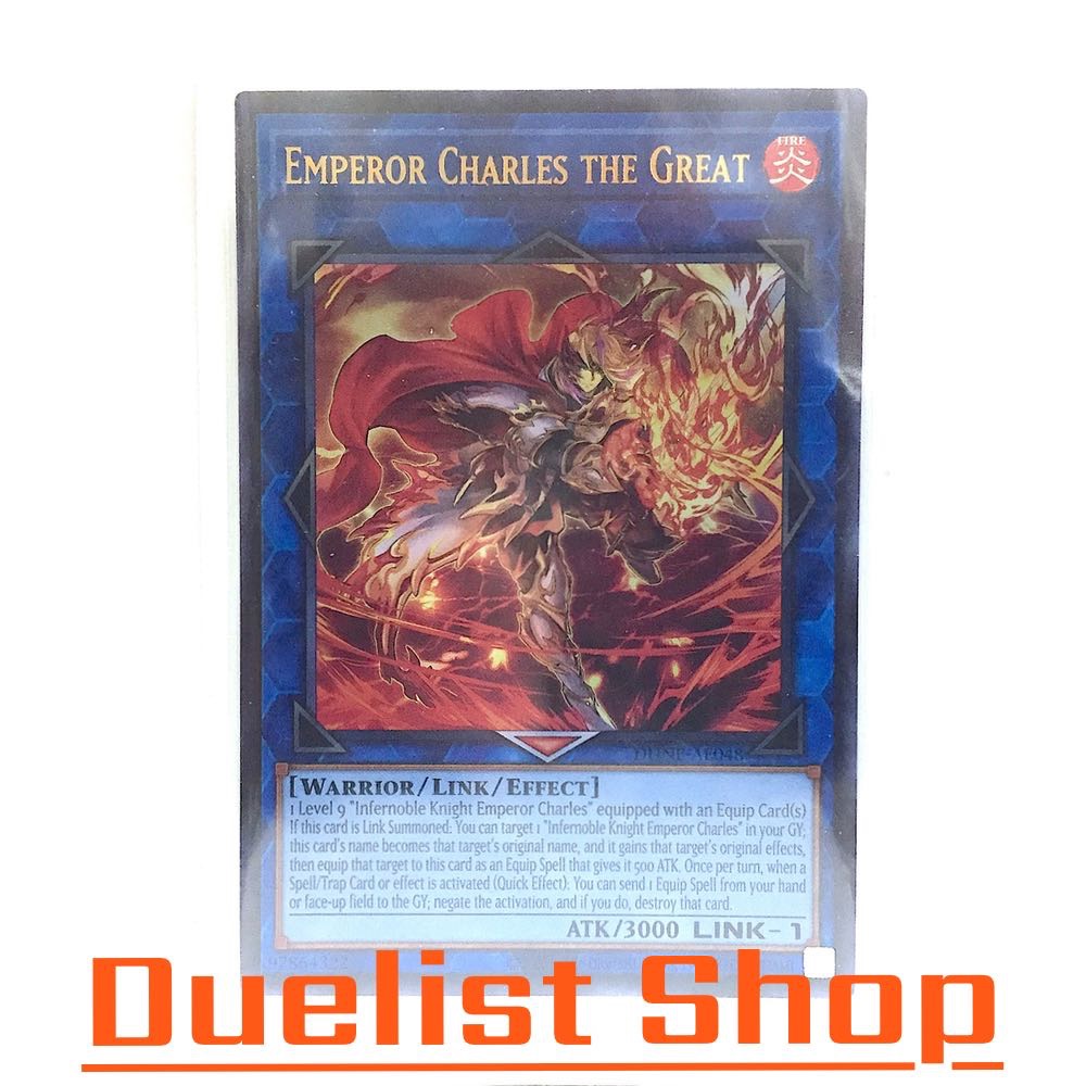 Emperor Charles the Great (UR) Monster Fire Link1 [Warrior/Link/Effect] DUNE-AE048 Yu-Gi-Oh ...
