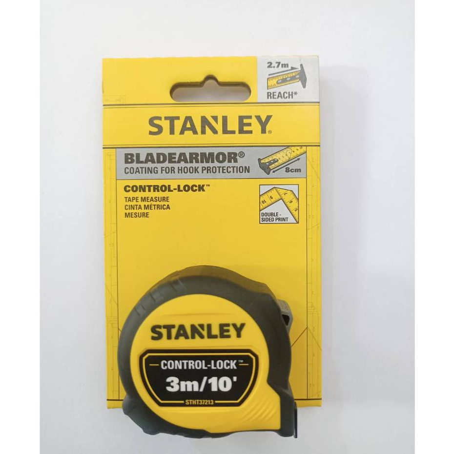 STANLEY Control Lock 3M Tape Measure Model STHT37213-30 Scale Print On ...
