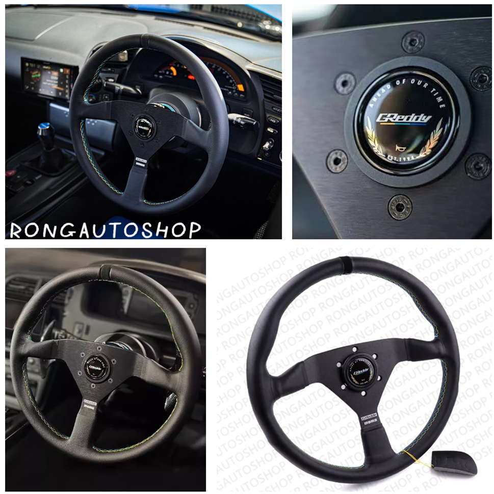 Momo GReddy Steering Wheel Straight Shank 13.5 Inch | Shopee Malaysia