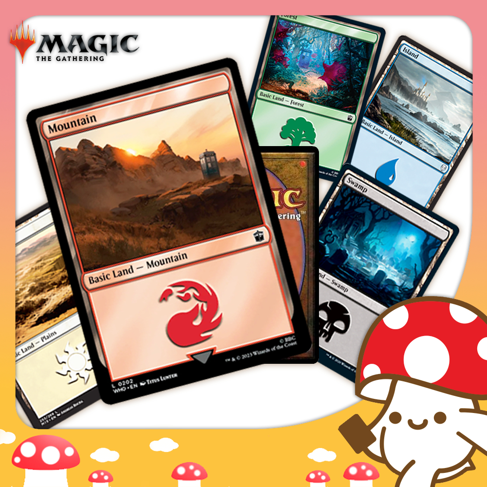 MTG: Basic Land Card Assorted Model Can Choose Color From Kinoko Game ...