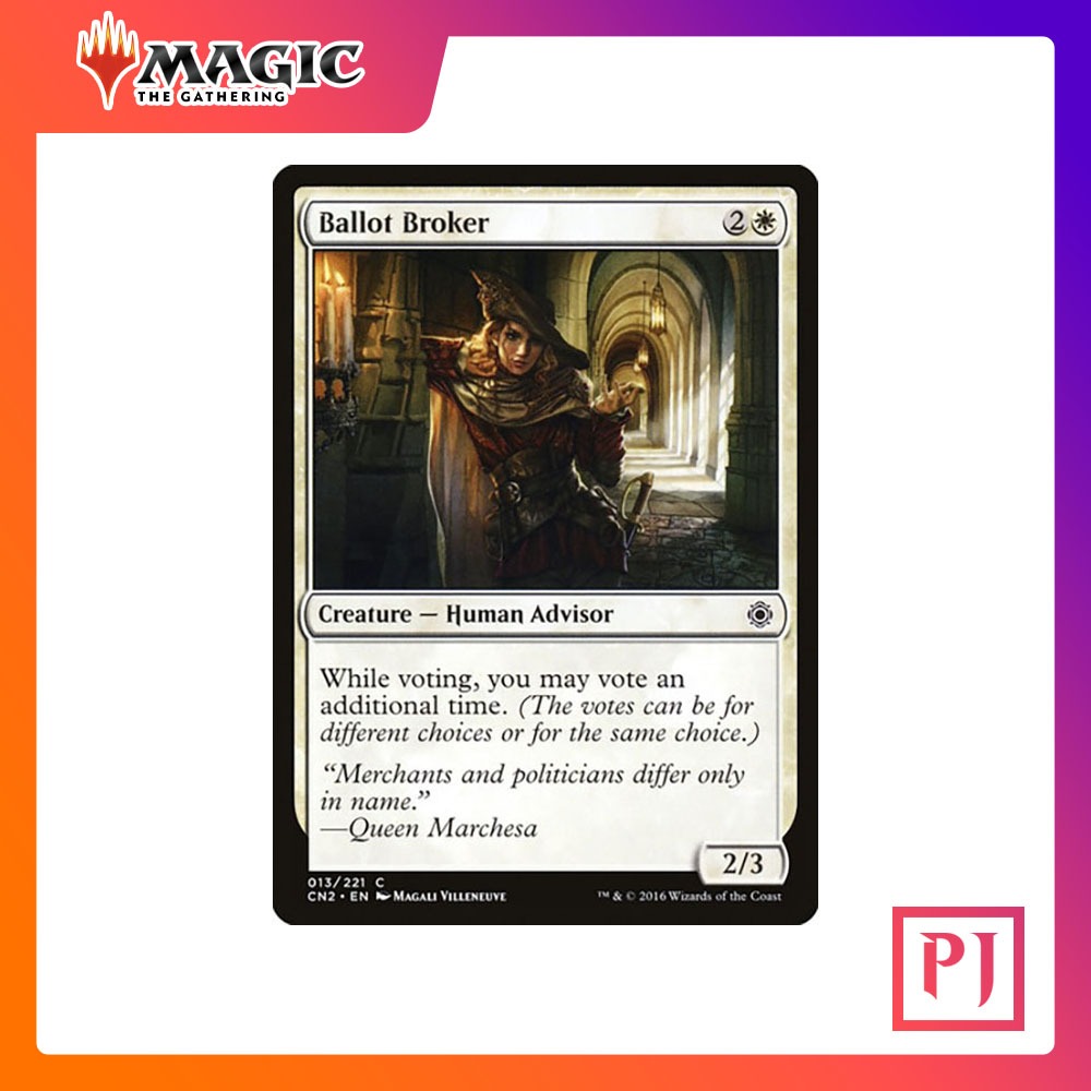[MTG] Ballot Broker [CN2] [WHITE] [COMMON] [ENG] (Magic Card/Magic the ...