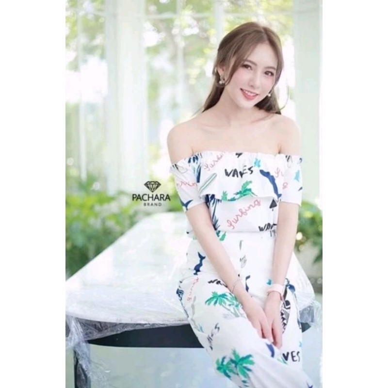 (XL) Set Of Long Legs Off The Shoulder Patchara Sign Hand 1 | Shopee Malaysia