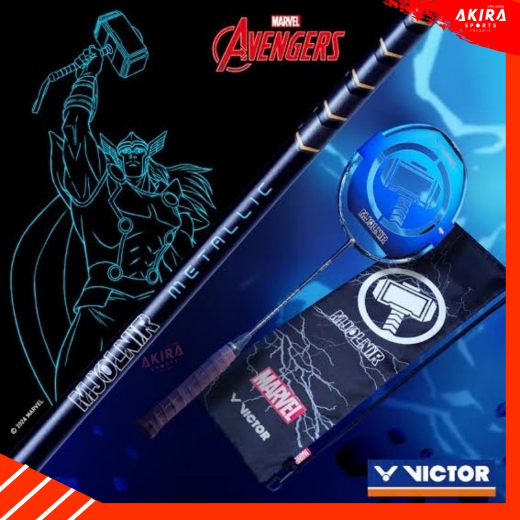 VICTOR Badminton Racket MJOLNIR METALLIC 4U Limited | Shopee Malaysia