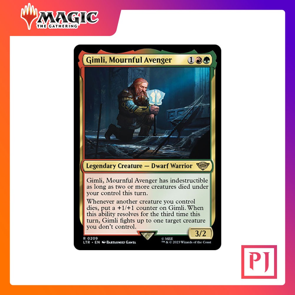 [MTG] Gimli Ournful Avenger [LTR] [MULTI] [RARE] [NORMAL] [ENG] (Magic ...