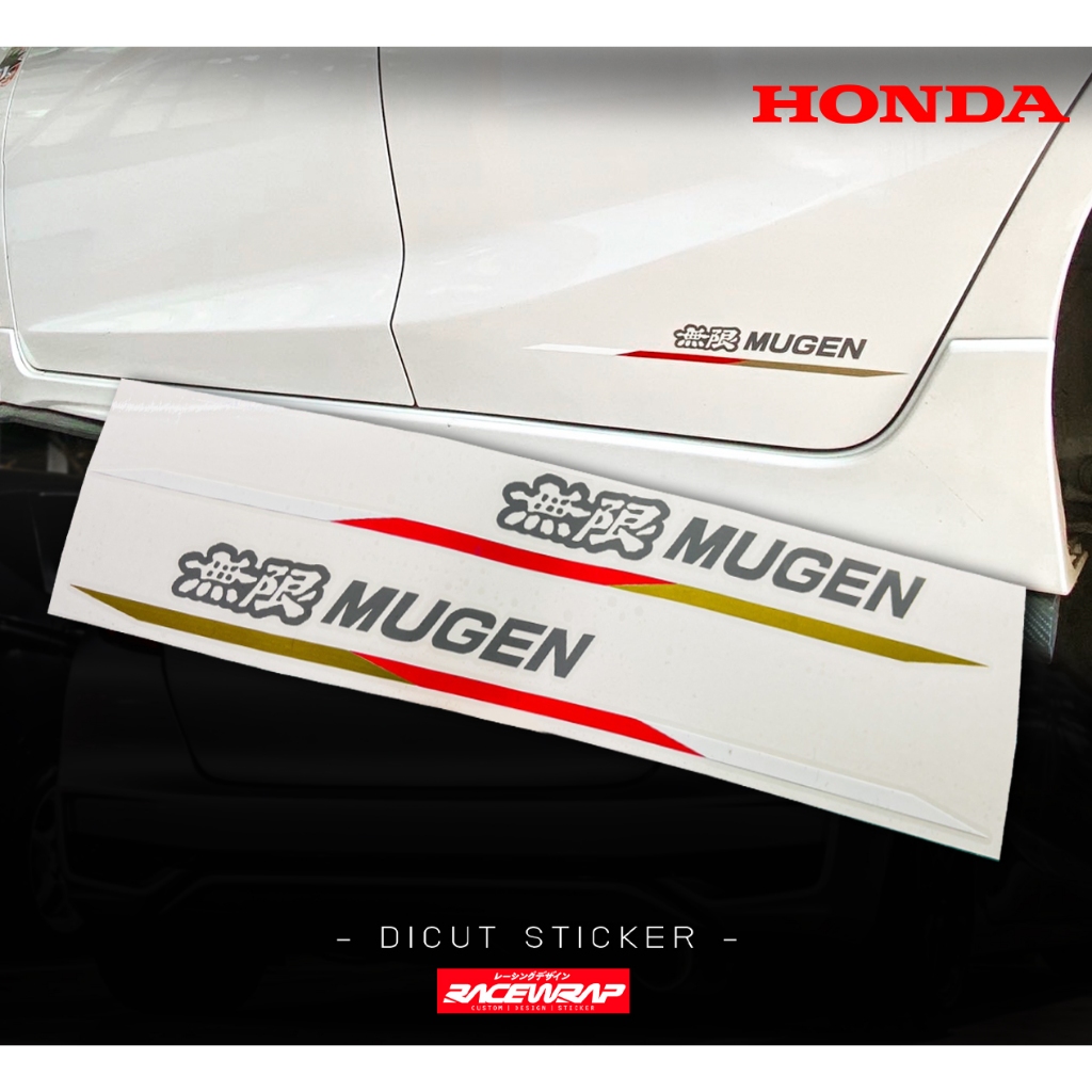 New Model MUGEN Stickers For Door Men SIDE DECAL STICKER Honda STICKER ...