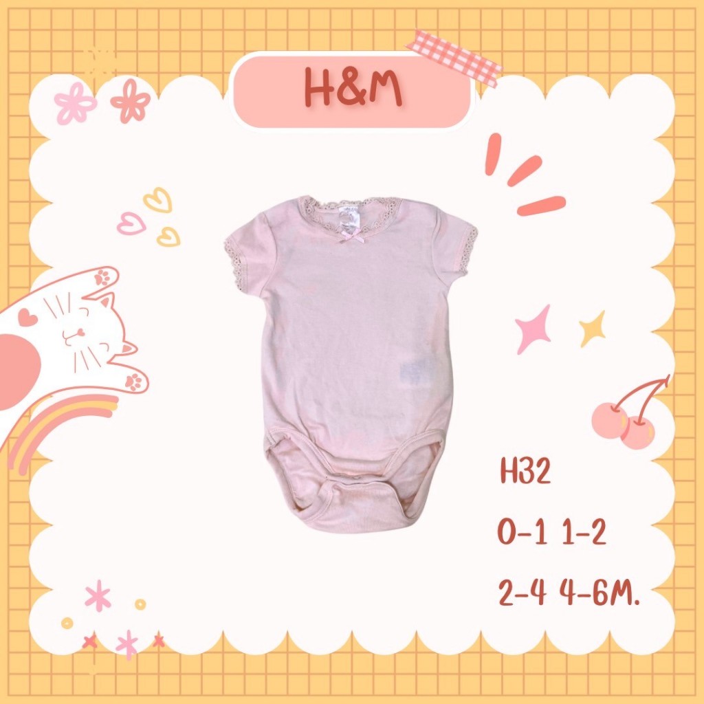 H&M Lace Bodysuit Baby Newborn Dress 1 Hand Loose Qc | Shopee Malaysia