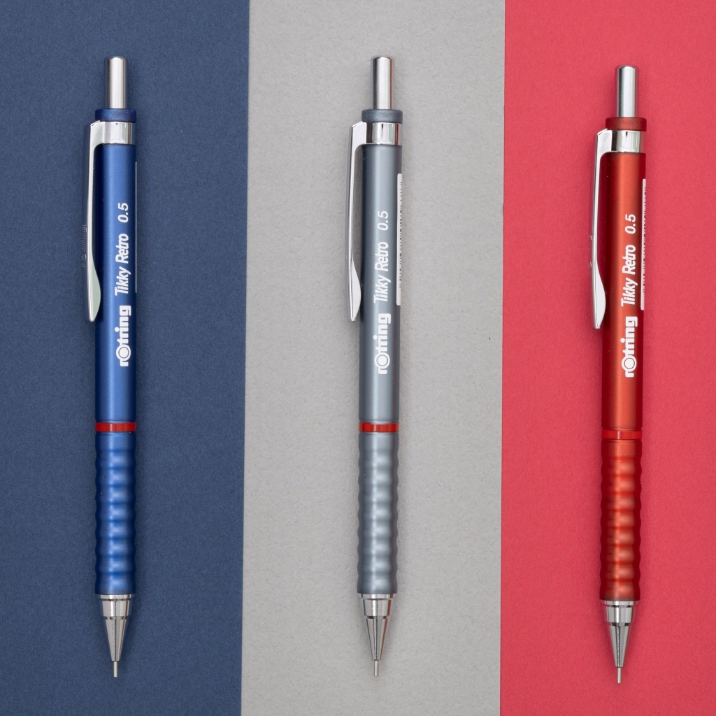 rOtring Tikky Retro Mechanical Pencil 0.5mm New Model Rottring | Shopee ...