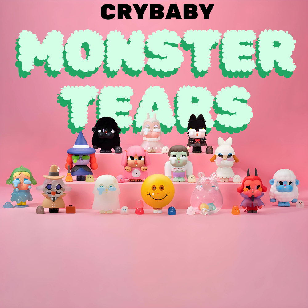 Win Secret! POP MART CRYBABY Monster Tears Series Random Box | Shopee ...