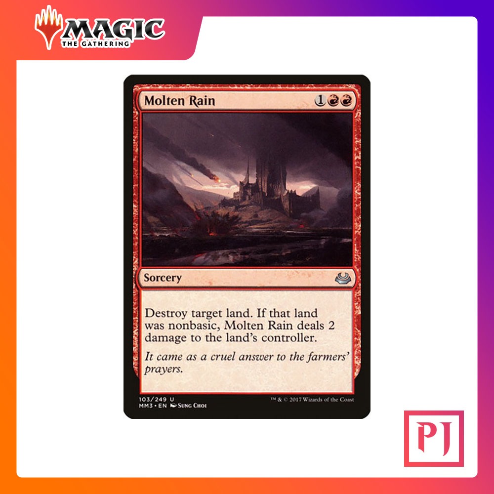 [MTG] Molten Rain [MB1] [RED] [UNCOM] [NORMAL] [ENG] (Magic Card/Magic ...