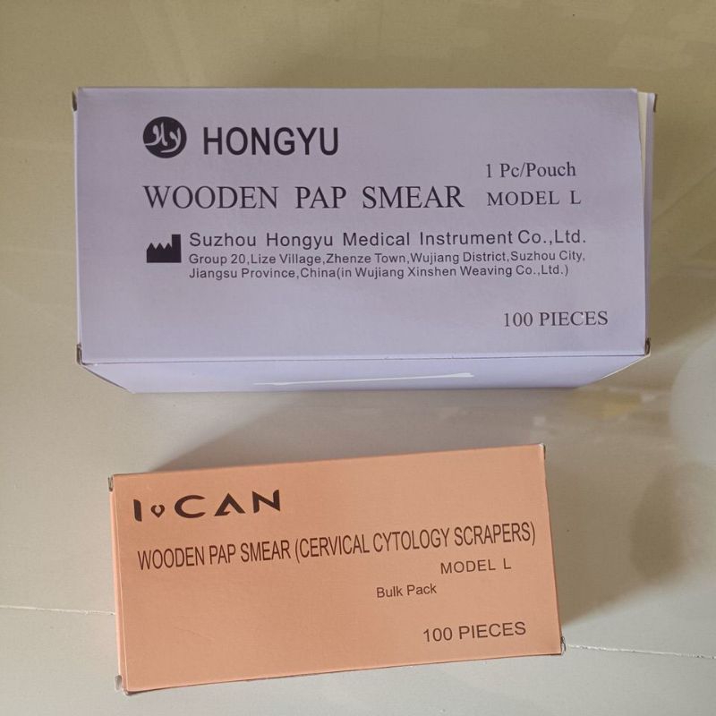 PAP SMEAR Woodpesmire (Sterile And Non-Sterile) For Patients 1 Box 100 ...