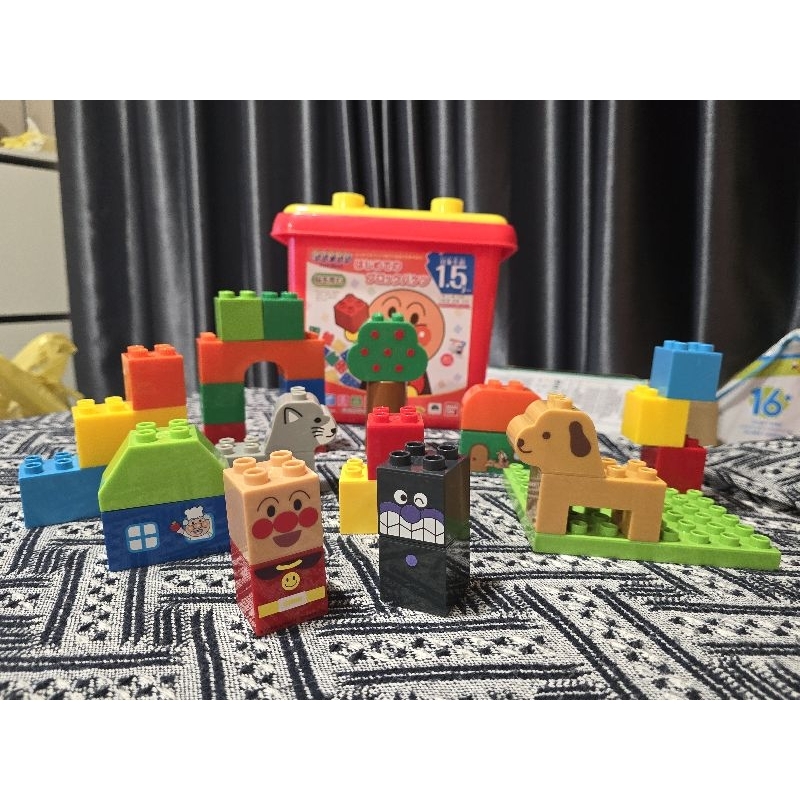 Anpanman Building Blocks Complete Set Used | Shopee Malaysia