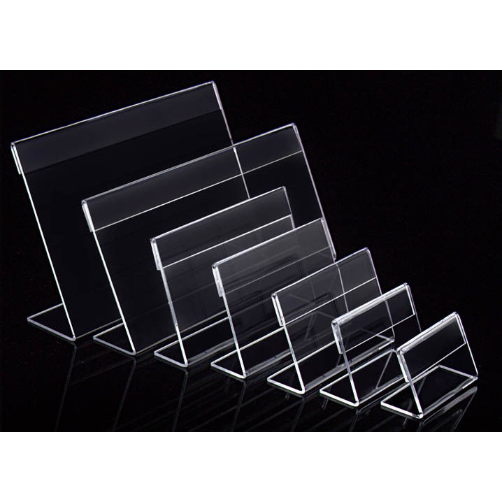 Horizontal Acrylic Table Sign A4 A5 A6 A7 Size Vertical L-shape Name ...