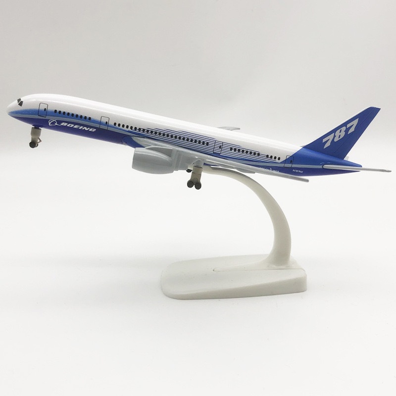 20cm Boeing 787 Aircraft Model.steel Material With Wheels Beautiful ...