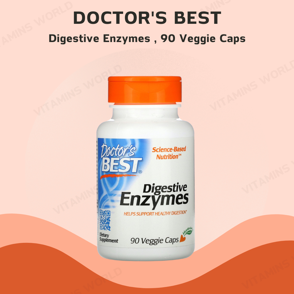 Doctor's Best Digestive Enzymes 90 Veggie Caps (V.52) | Shopee Malaysia