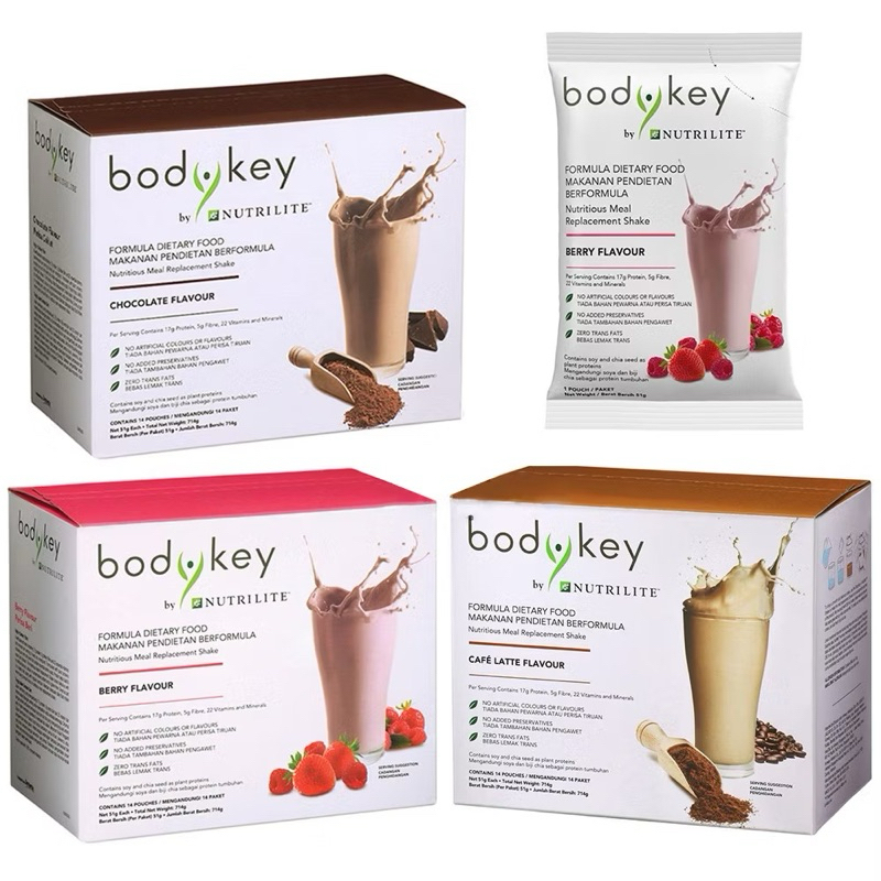 1 Amway bodykey by Nutrilite New!! Meal Replacement Powder (14 Sachets ...