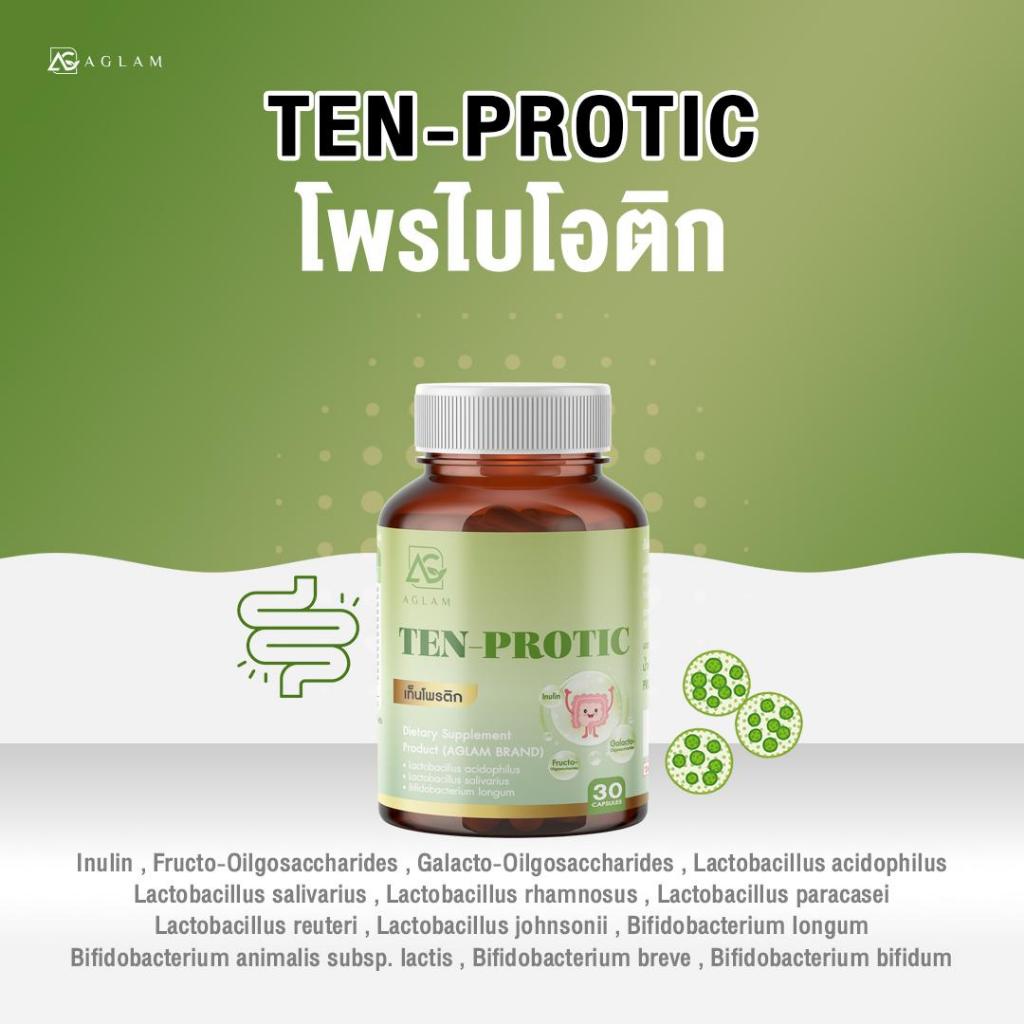 Amlam Ten Probiotic-10 Types Of Probiotics Prebiotics Contains Inulin ...