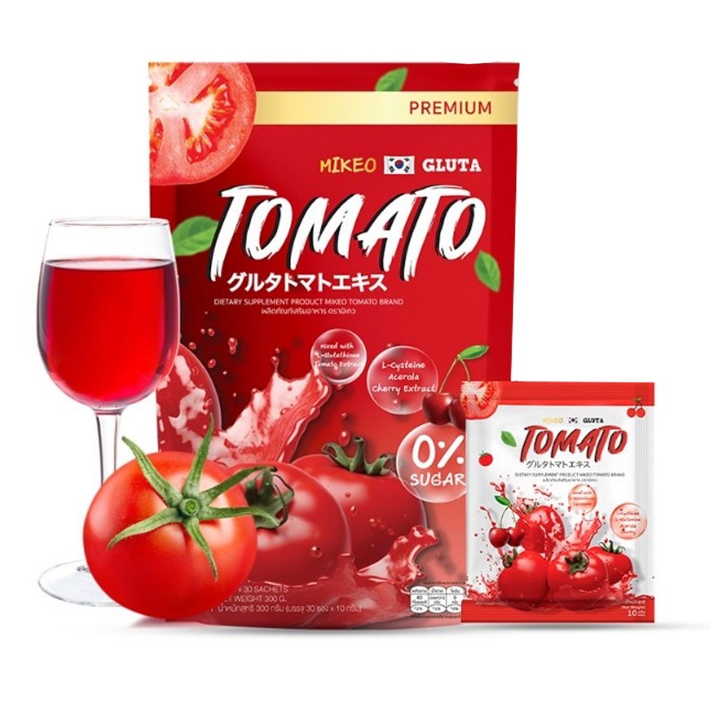 Mikao Tomato Plus Red Bag 30 Sachets Gluta Mikeo | Shopee Malaysia