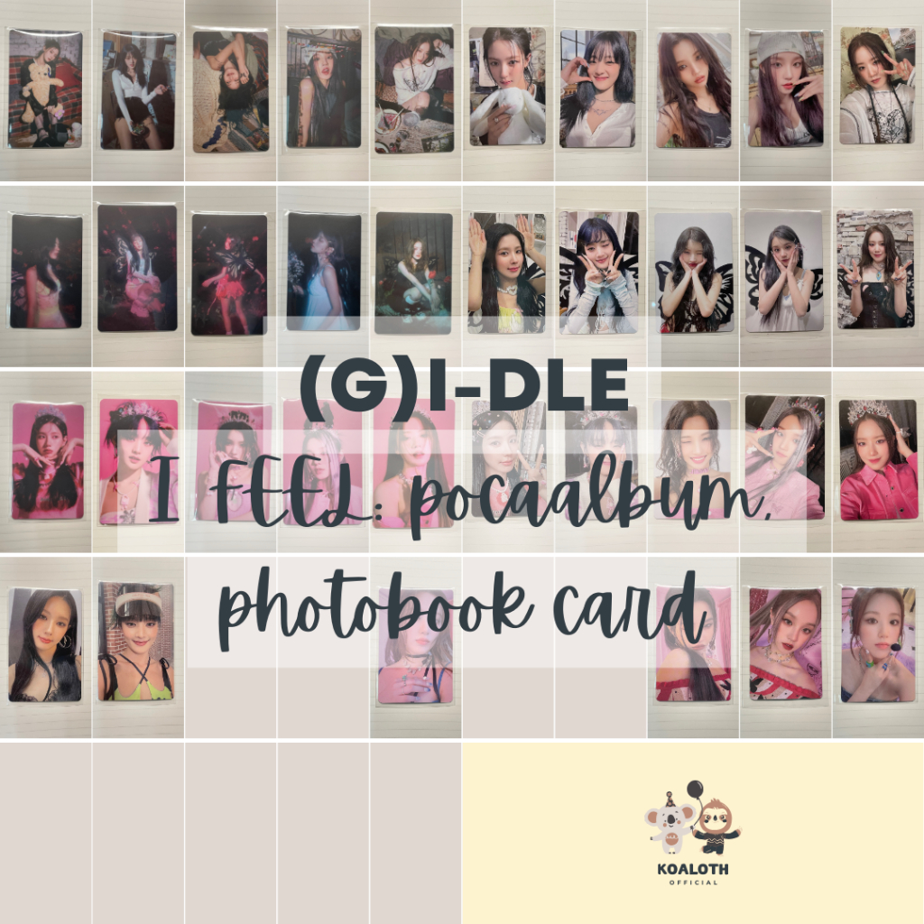 (G)I-dle I FEEL poca Card QR pocaalbum | Shopee Malaysia