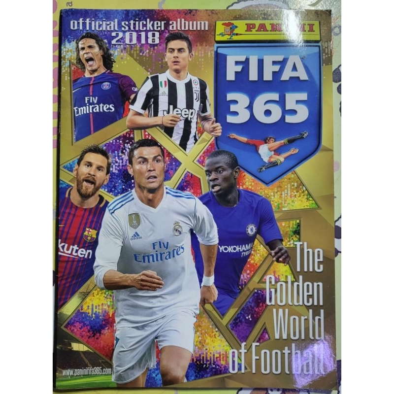 Panini:panini-2018 Fifa 365 Sticker Collection Book (Blank Album ...