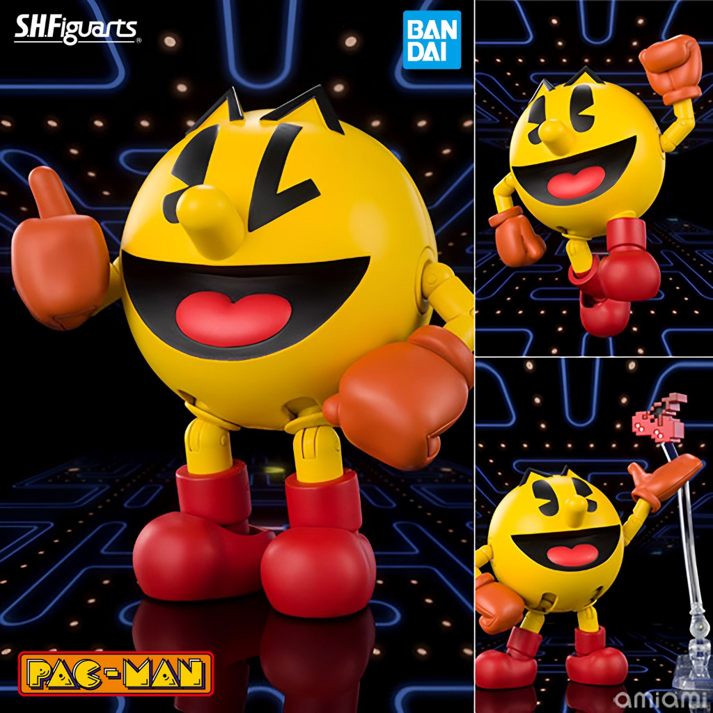 Bandai Spirits S.H. Figuarts Pac Man Pacman Pack Packman Action Figure Model Figma Genuine Hobby ...