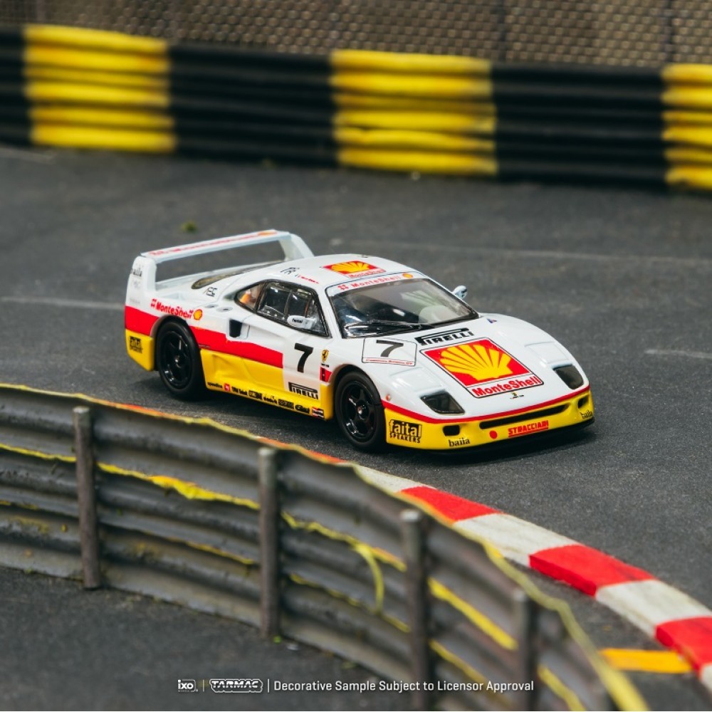 TARMAC WORKS 1/64 FERRARI F40 GT ITALIAN CHAMPIONSHIP 1993 SHELL ...