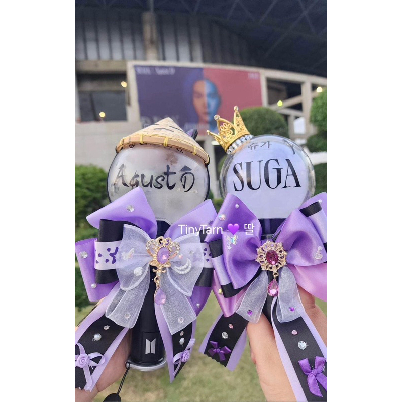 Light Stick Bow J-HOPE BTS Bangtan PP Krit BUS Tent Ten WayV NCT Purple ...