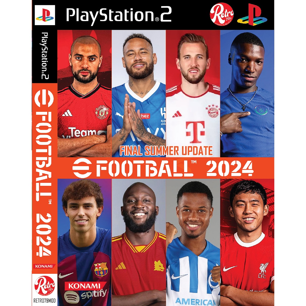 PS2 Game Disc E football 2024-FINAL SUMMER UPDATE-PES 2024 EFOOTBALL ️ ...