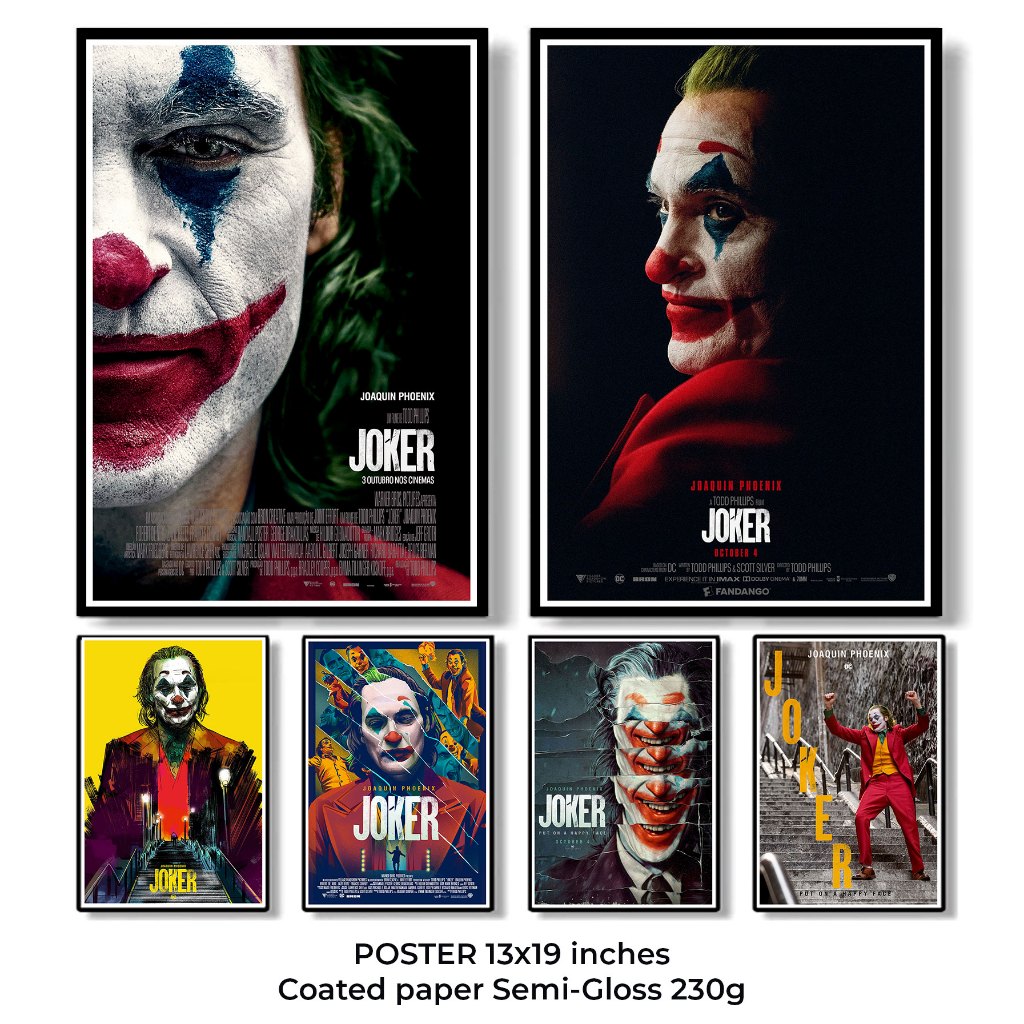 Joker Poster (2019)-DC Comics Has 23 Beautiful Types Of Pictures Size ...