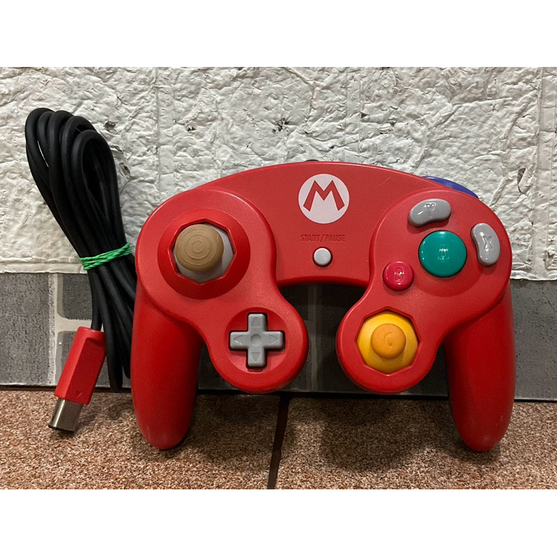 Joystick Nintendo Official Limited Mario Red Blue Gamecube Controller ...