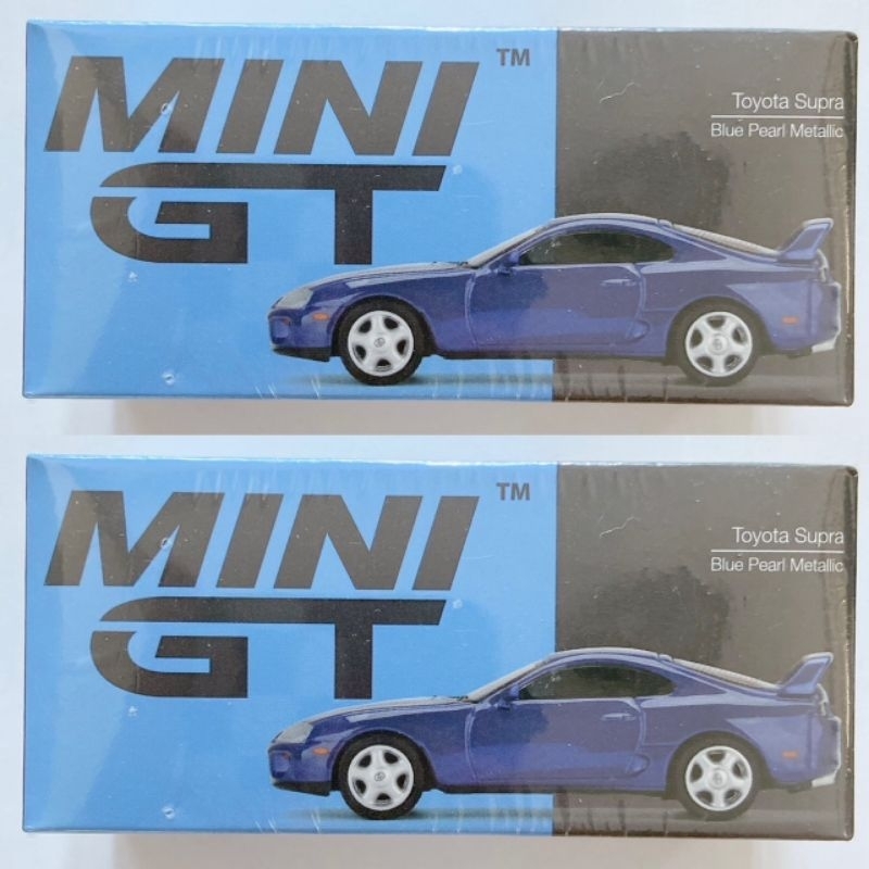 Mini GT Toyota Supra Blue Pearl Metallic | Shopee Malaysia
