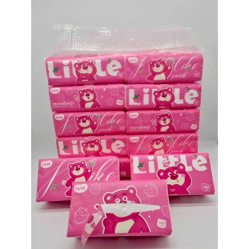 (1 Carry 10 Packs) Lotso 3-Layer Thick Tissue Paper 240 Sheets | Shopee ...